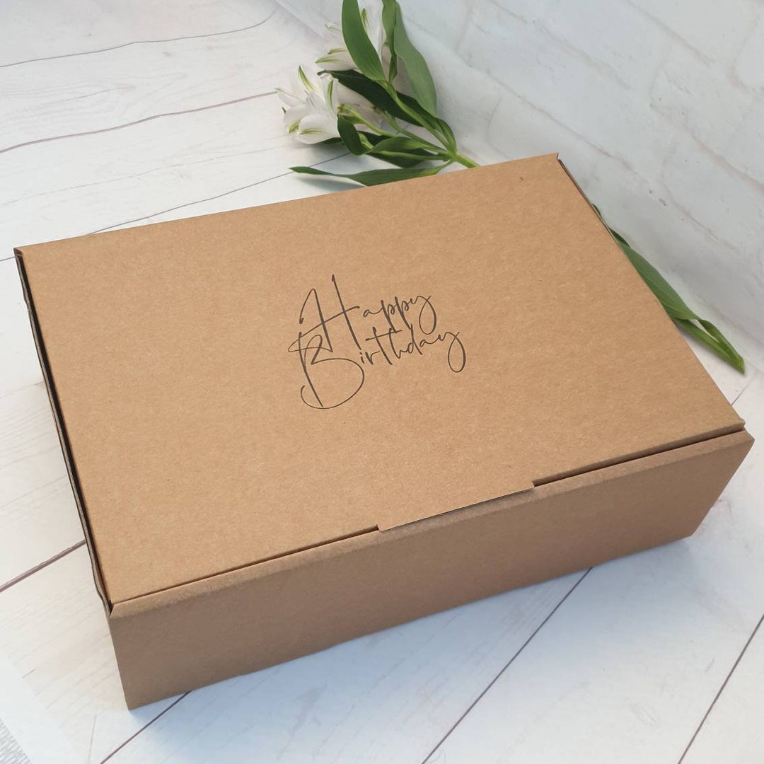 Happy Birthday Empty Gift Box. 13x 8.7x 4. - Etsy