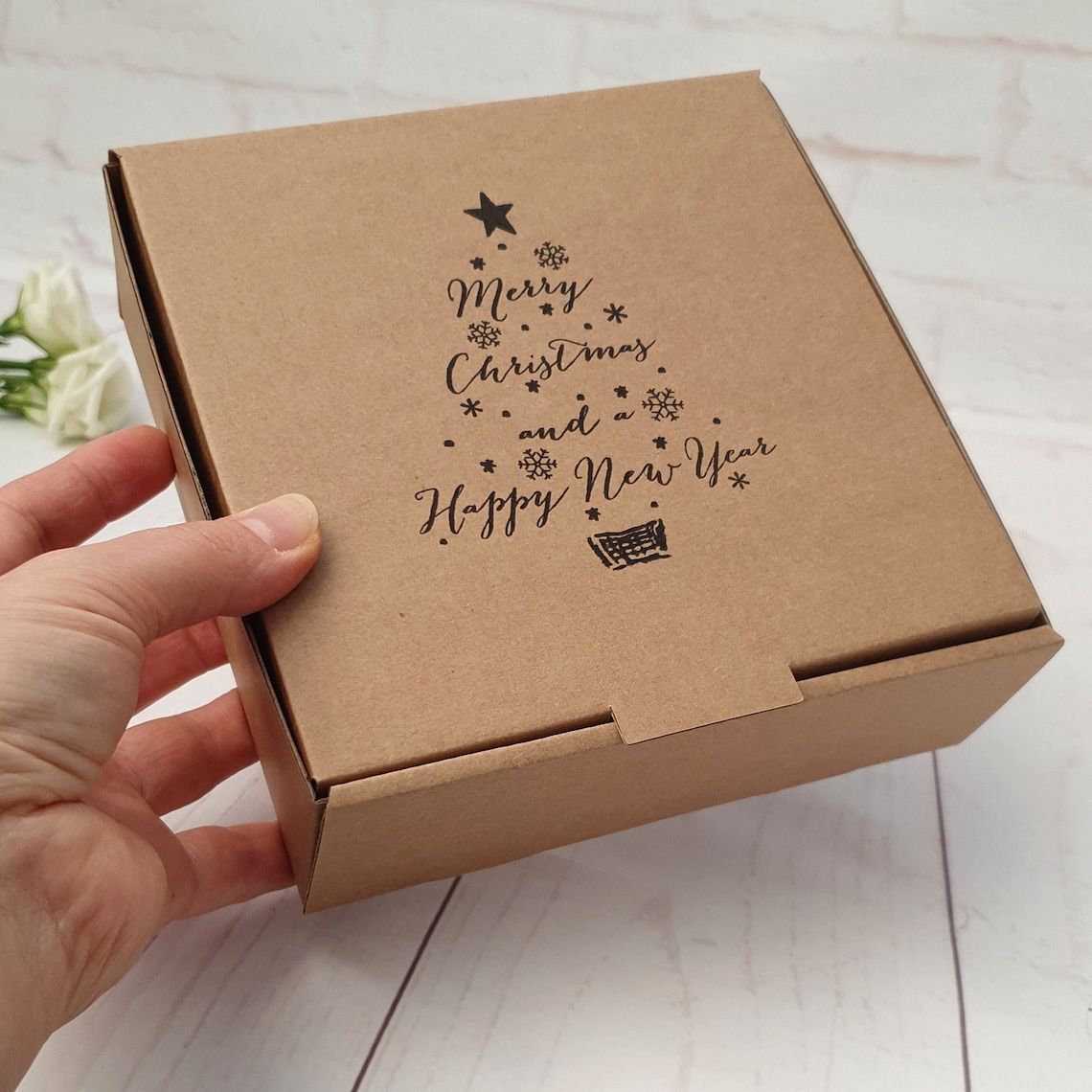 Empty Christmas Gift Box. Mini Small Medium Cardboard Postage - Etsy