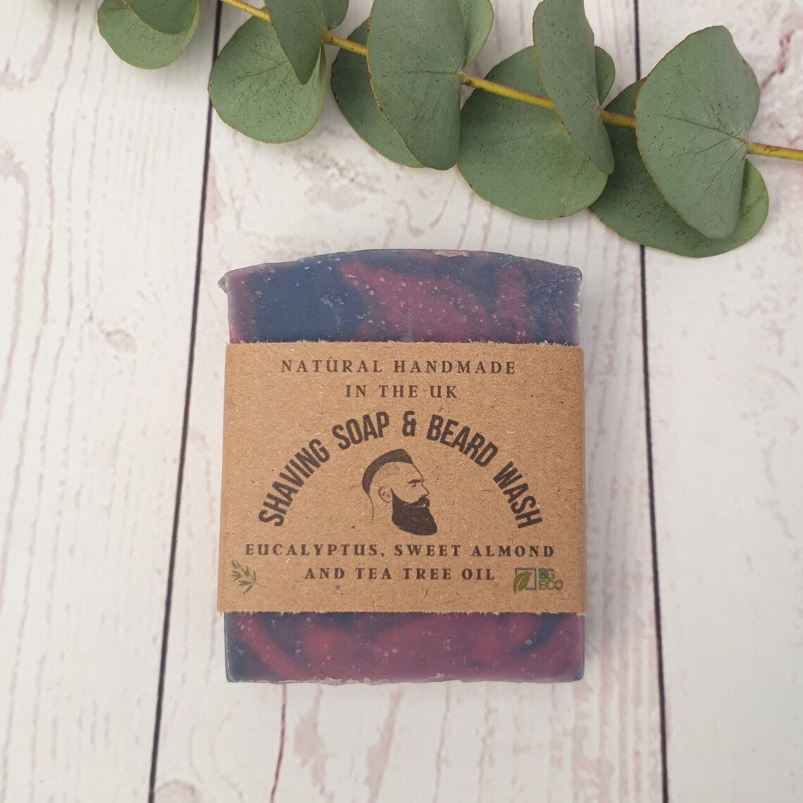 Eco Friendly Gift Box for Him: Natural UK Handmade Shaving Soap & Beard ...