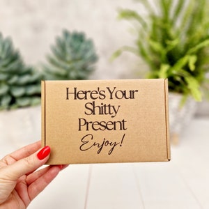 Funny, Humorous Empty Kraft Gift Box Party, Office, Birthdays ...