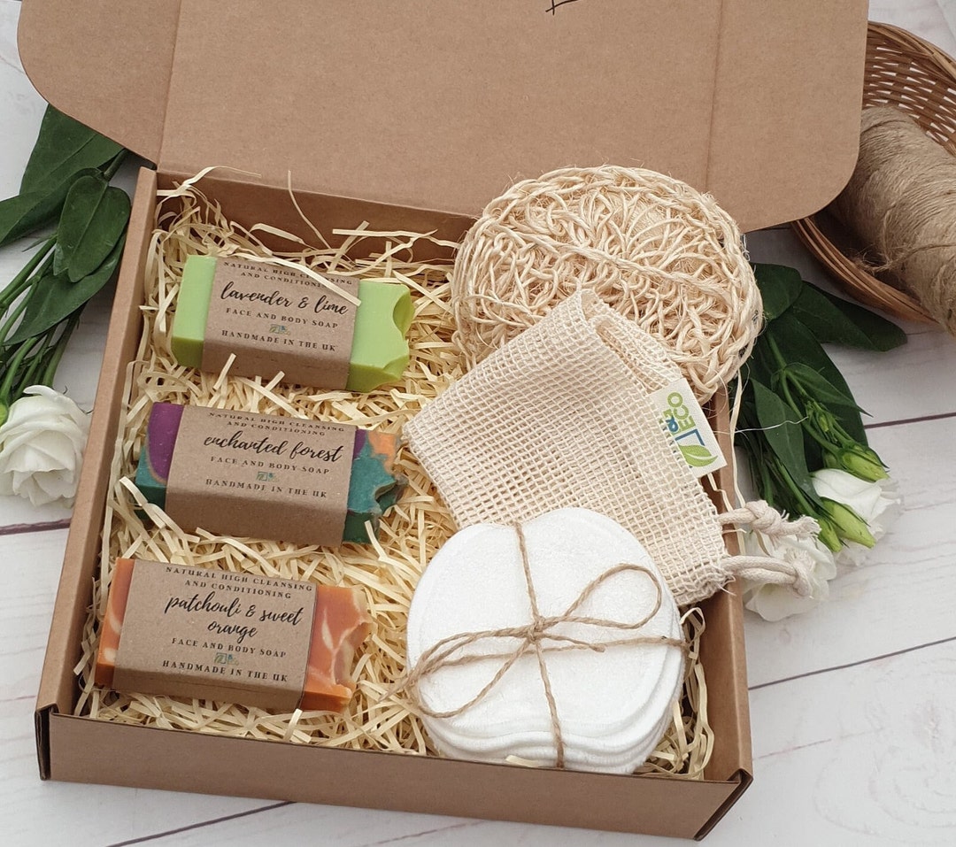 Eco Friendly Gift Set for Her. Christmas Gift/birthday Soap Gift Set ...