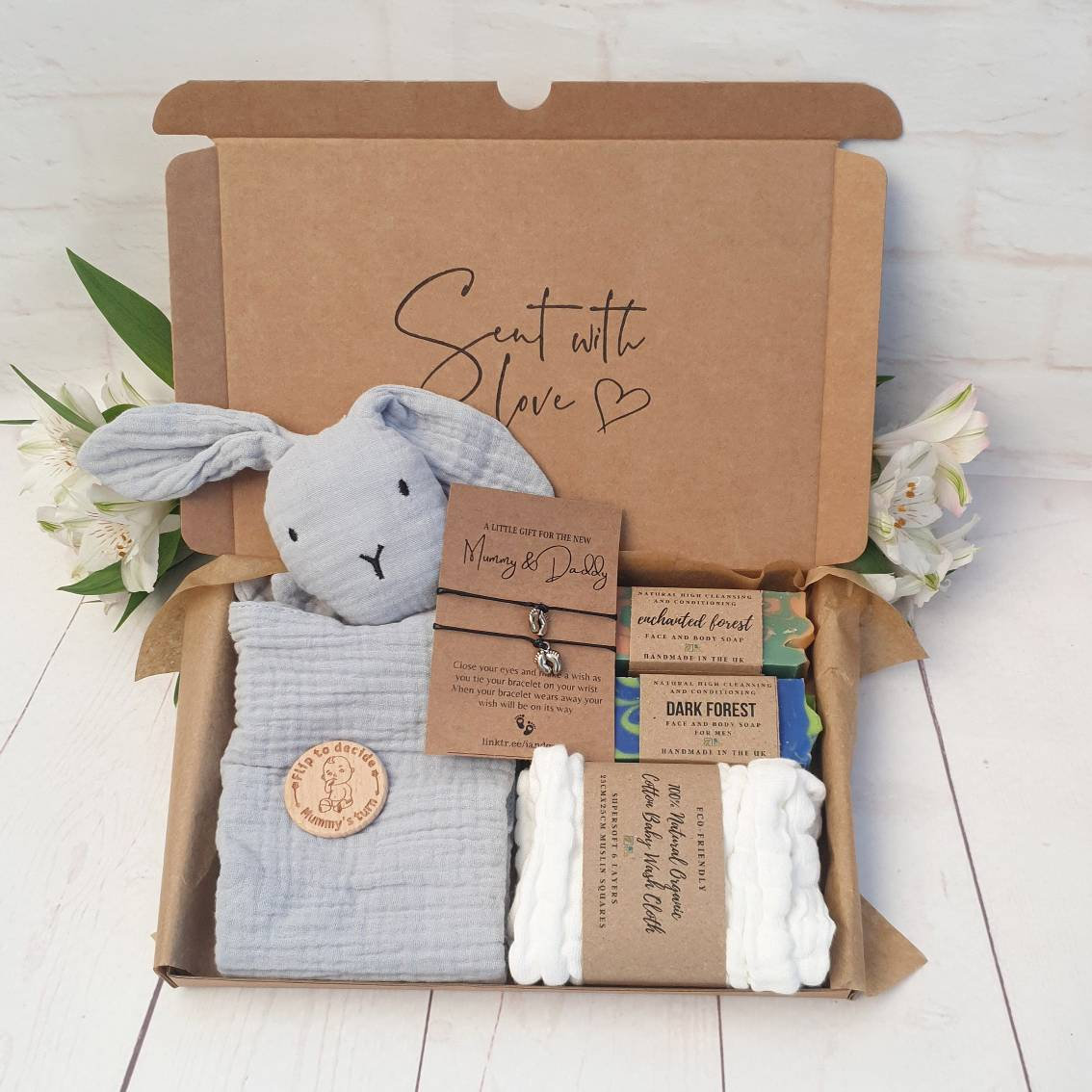 New Parents and Baby Gift Box. Baby Shower Eco Friendly Gift - Etsy UK