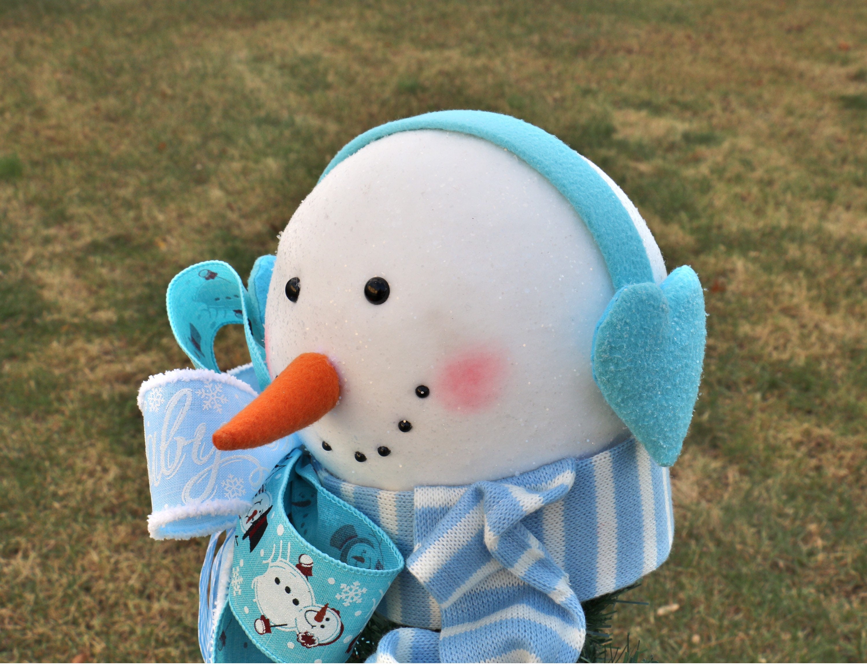 Christmas Tree Topper Whimsical Tree Topper Snowman Tree | Etsy