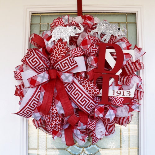Delta Sigma Theta Wreath - Etsy