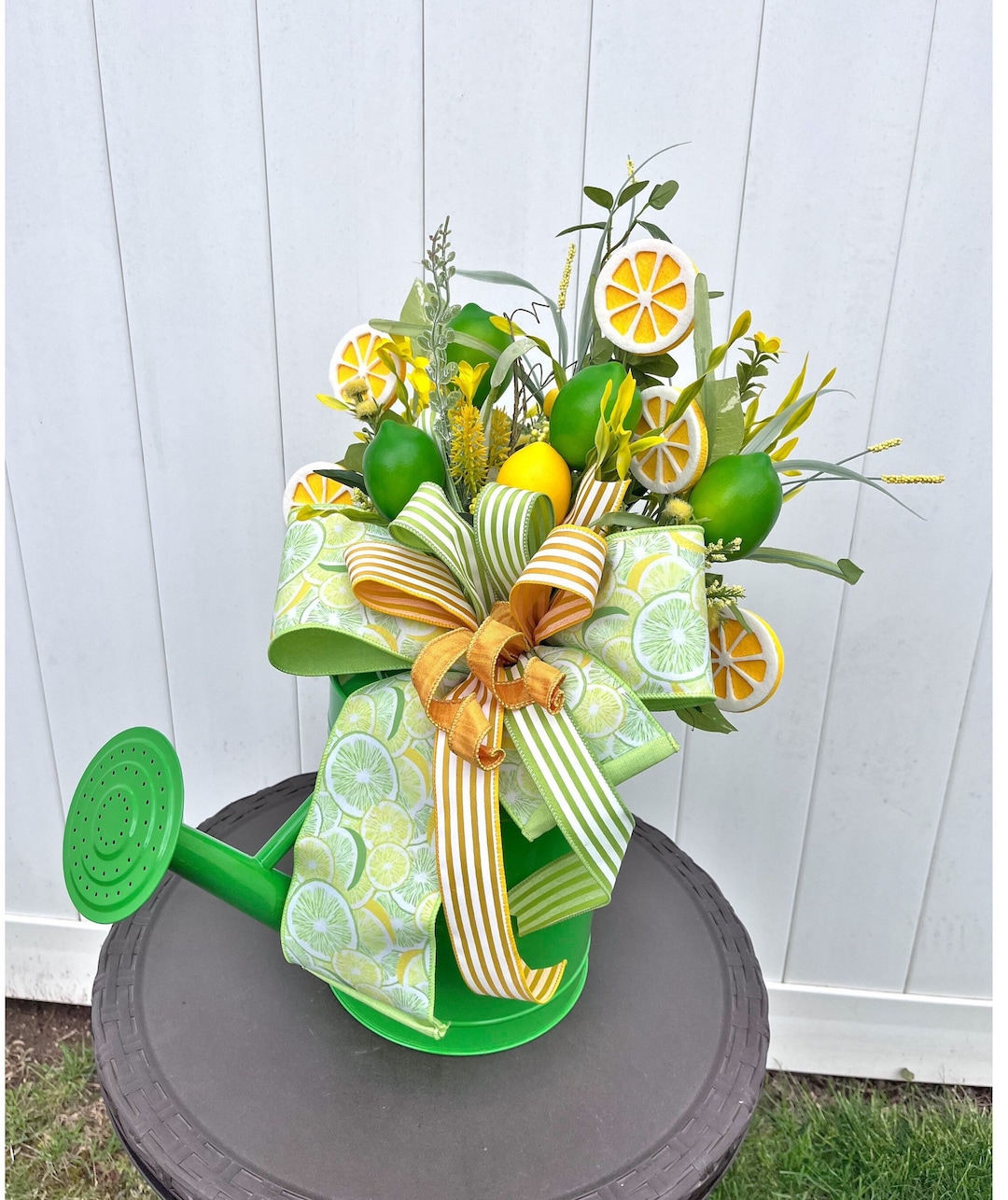 Lemons and Limes Centerpiece, BBQ Centerpiece, Summer Table Decor ...