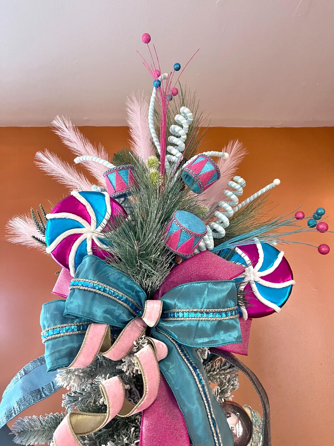 Christmas Tree Topper, Nutcracker Tree Topper, Elegant Tree Topper ...