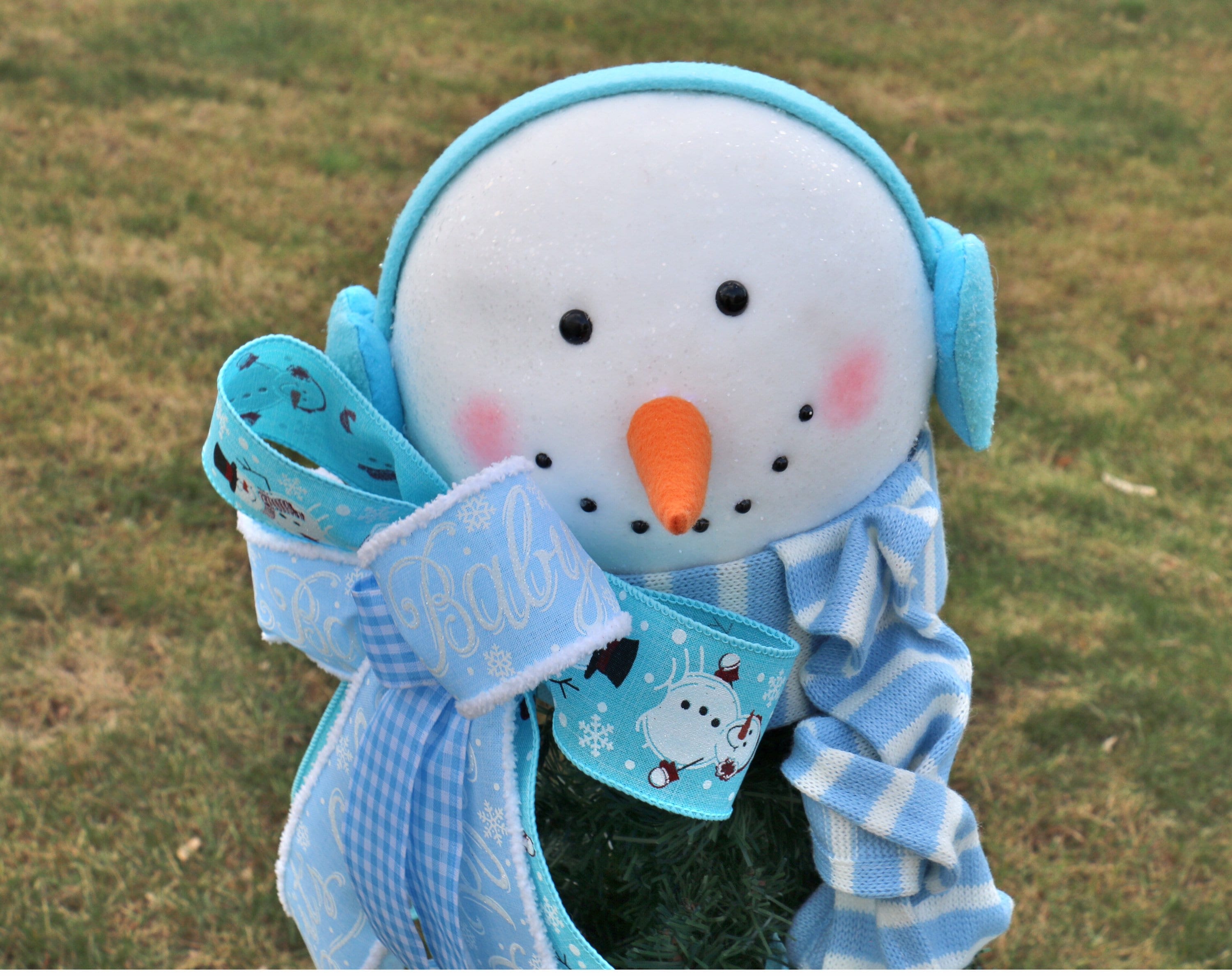 Christmas Tree Topper Whimsical Tree Topper Snowman Tree | Etsy