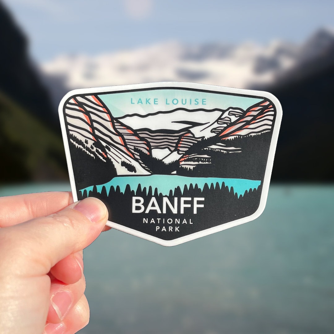 Banff National Park Sticker Lake Louise - Etsy