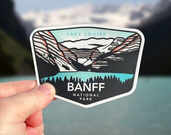 Banff National Park Sticker Moraine Lake Canada Sticker - Etsy