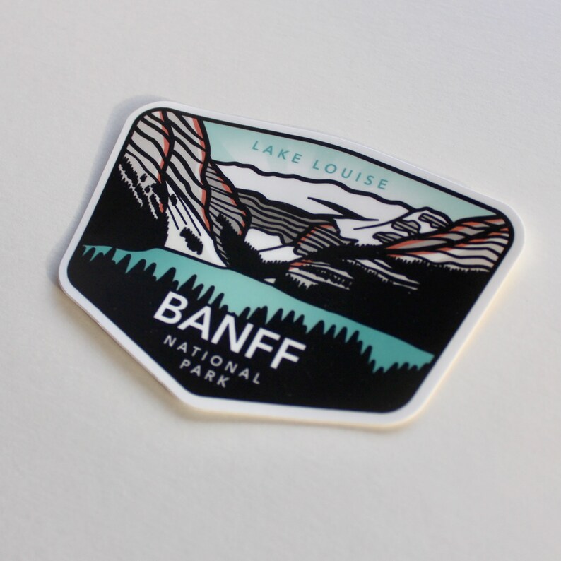 Banff National Park Sticker Lake Louise - Etsy