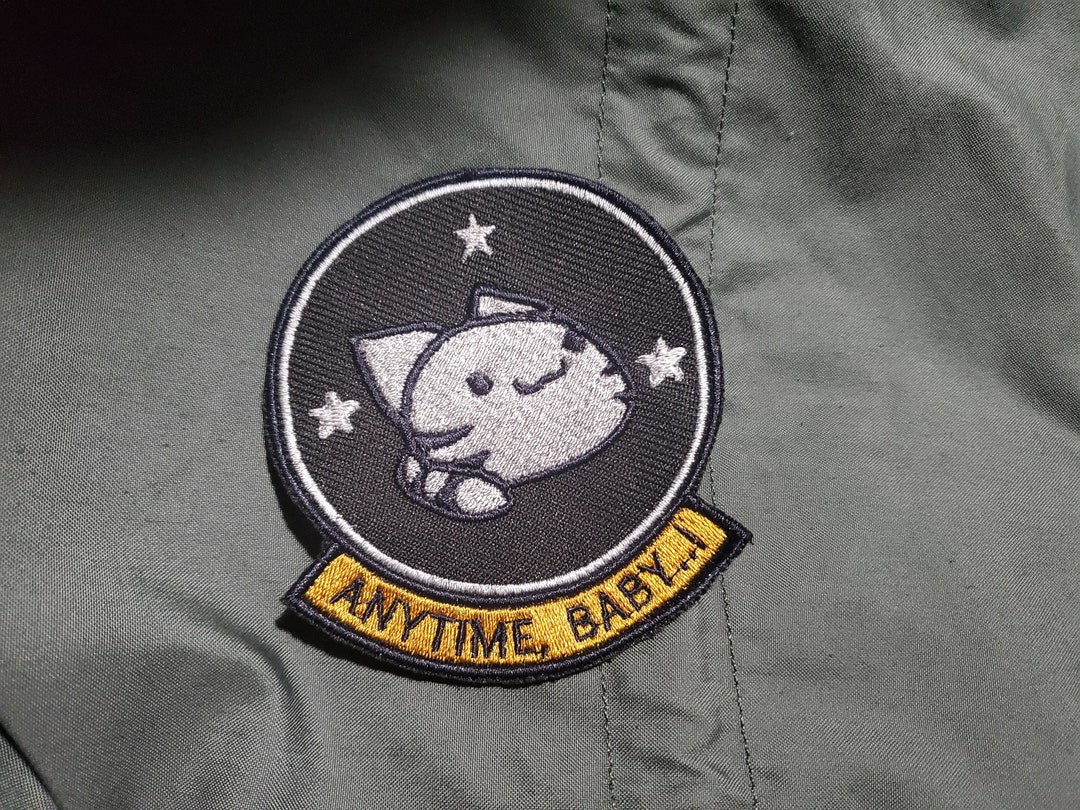 Tabbycat "anytime Baby!" Morale Patch - Etsy