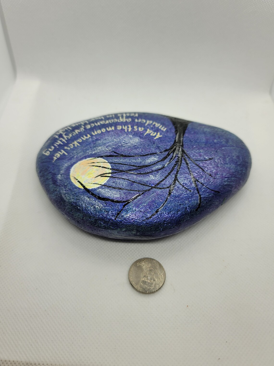 Memorial Garden, Harvest Moon Rock, Autumn Rock, Painted Rock ...