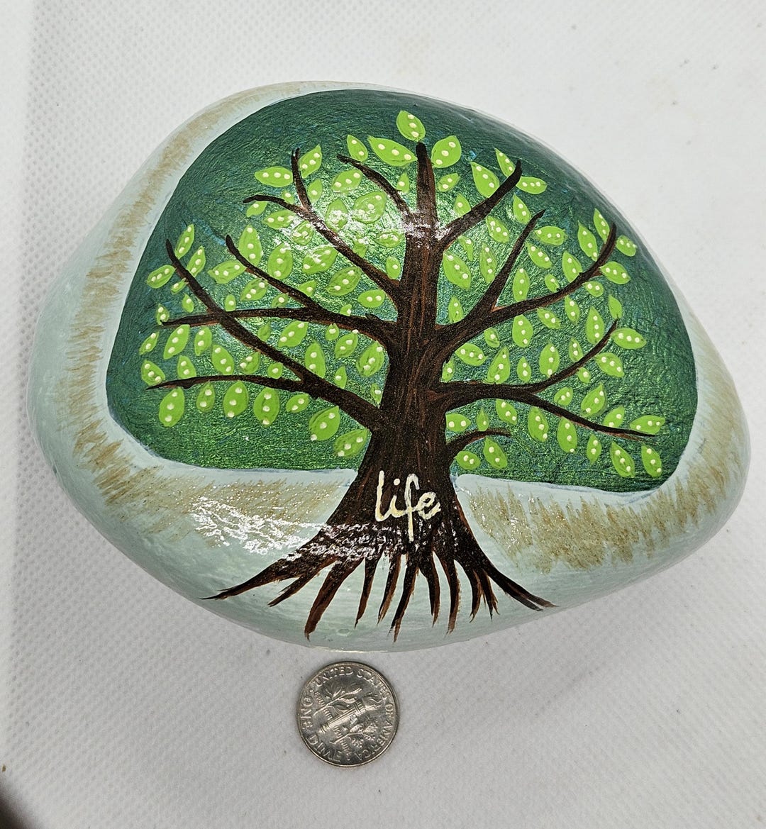 Memorial Garden, Tree of Life Rock, Zen Garden, Painted Rock ...