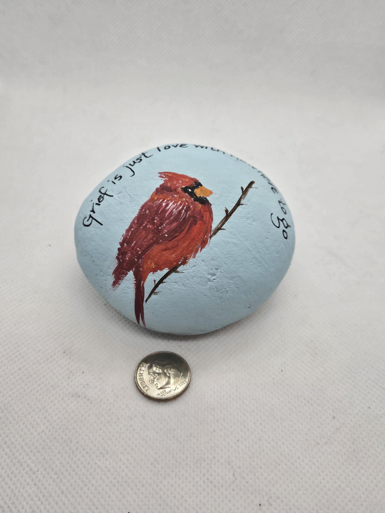 Memorial Garden, Sympathy Rock, Cardinal Rock, Painted Rock, Memorial ...