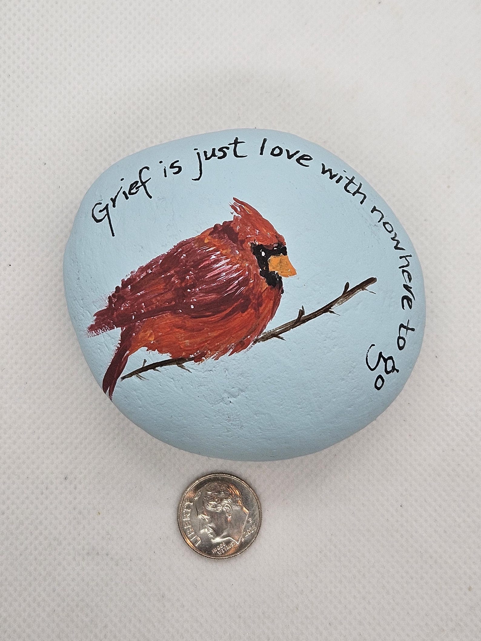 Memorial Garden, Sympathy Rock, Cardinal Rock, Painted Rock, Memorial ...