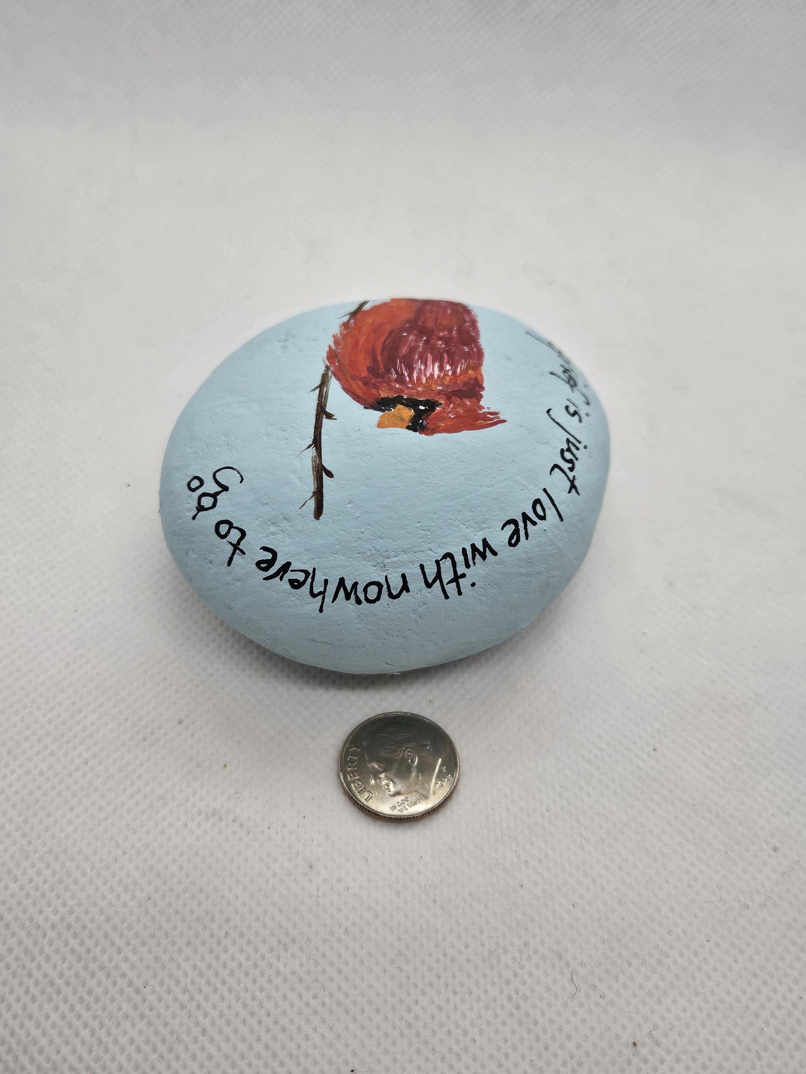 Memorial Garden, Sympathy Rock, Cardinal Rock, Painted Rock, Memorial ...