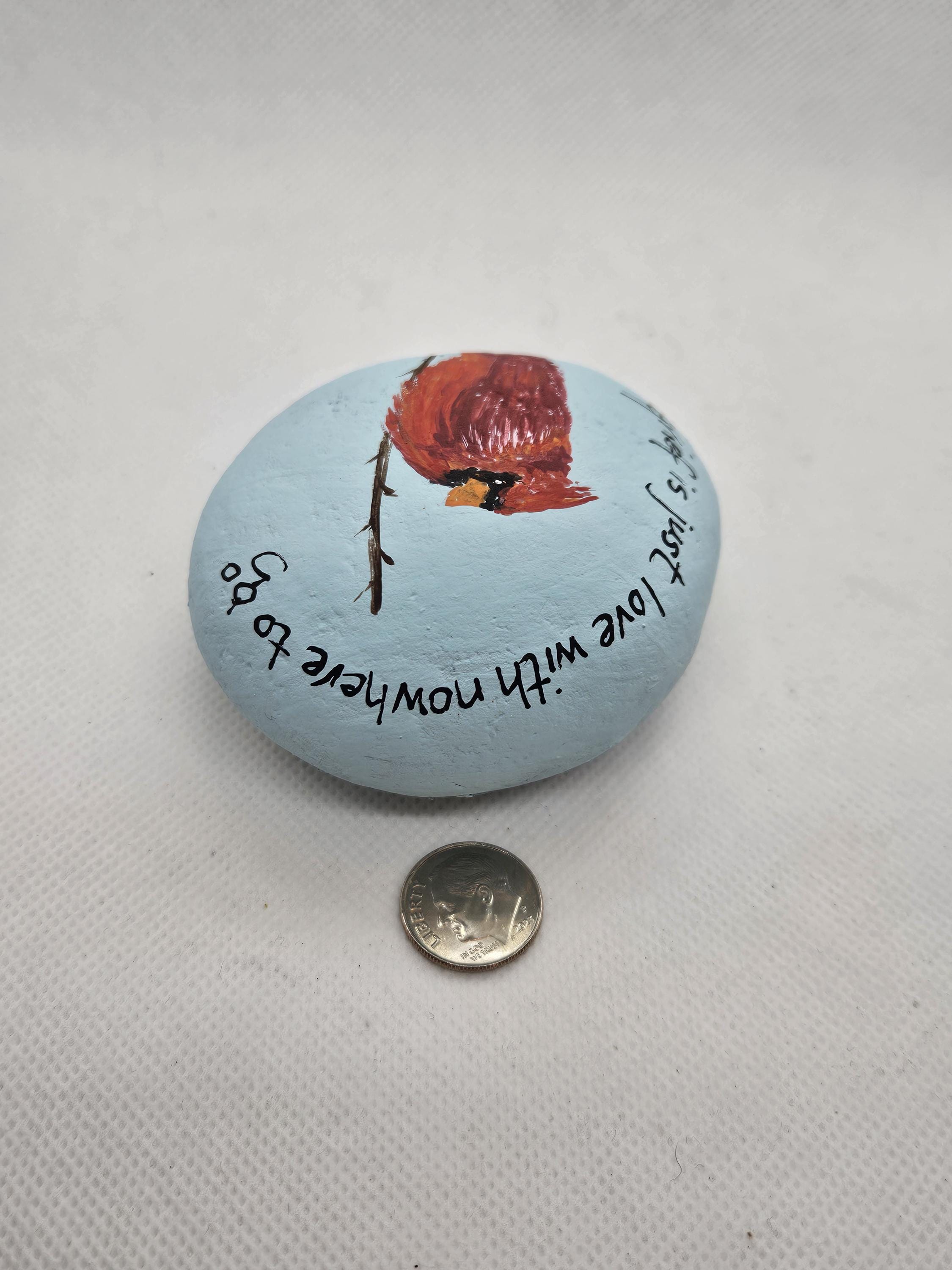 Memorial Garden, Sympathy Rock, Cardinal Rock, Painted Rock, Memorial ...