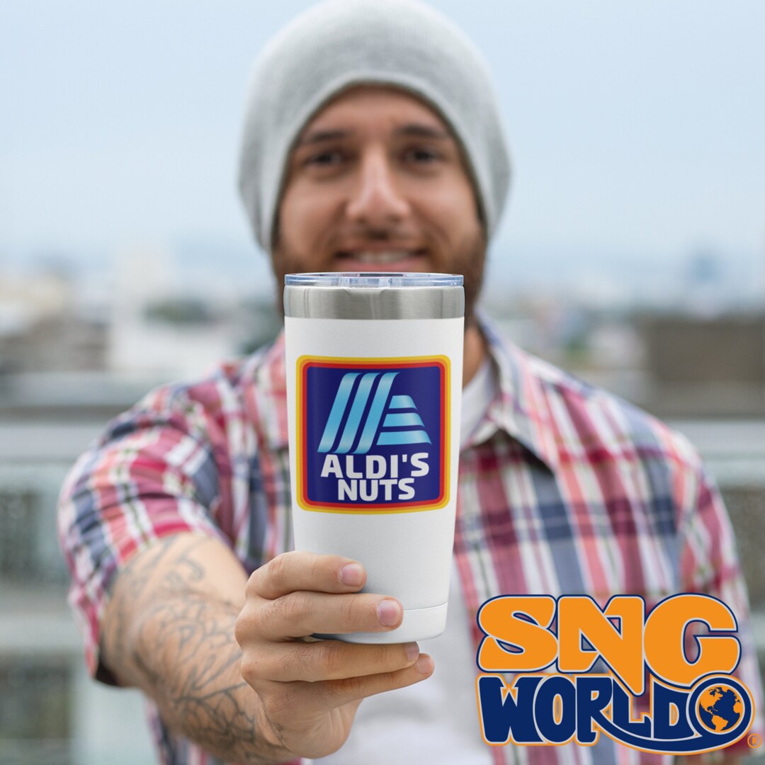 Aldi's Nuts Tumbler 20oz - Etsy