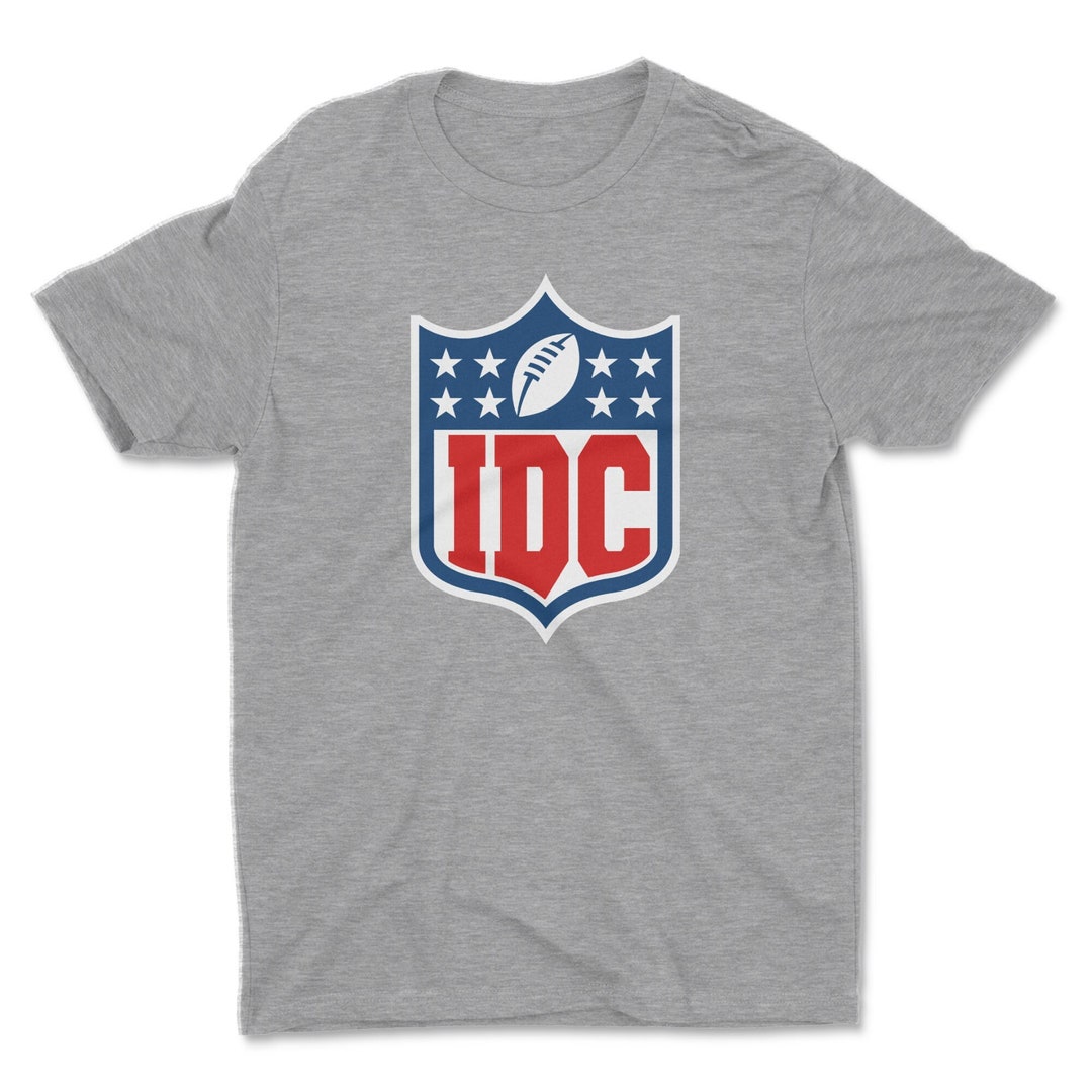IDC I DON'T Care NFL Logo Parody Men's/unisex T-shirt - Etsy