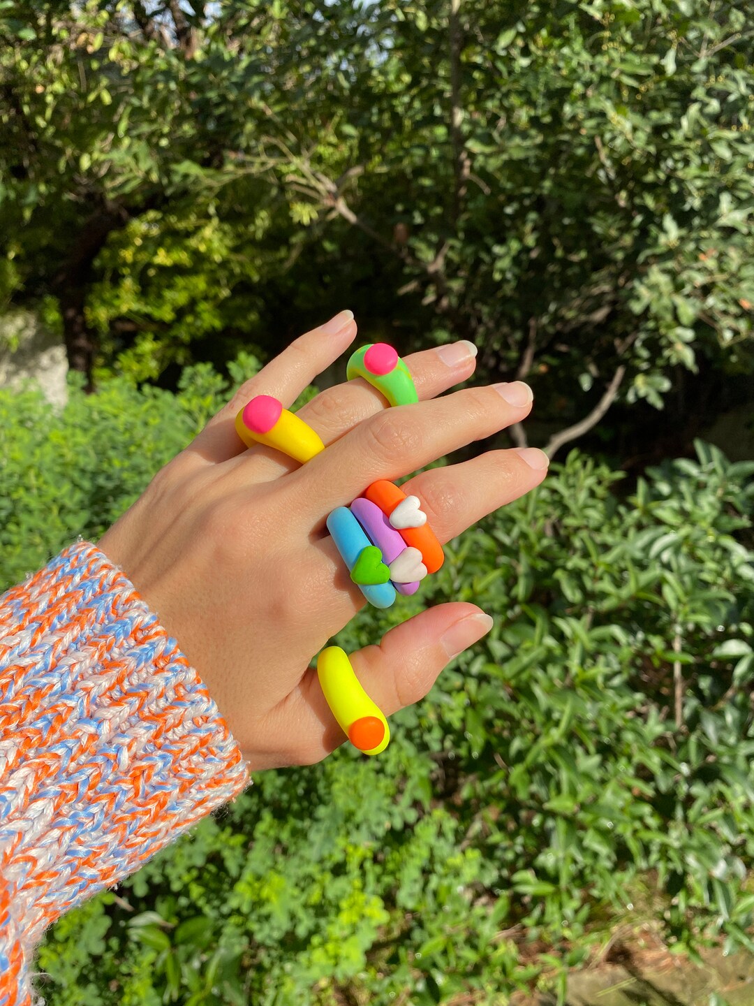 Royal Clay Rings - Etsy