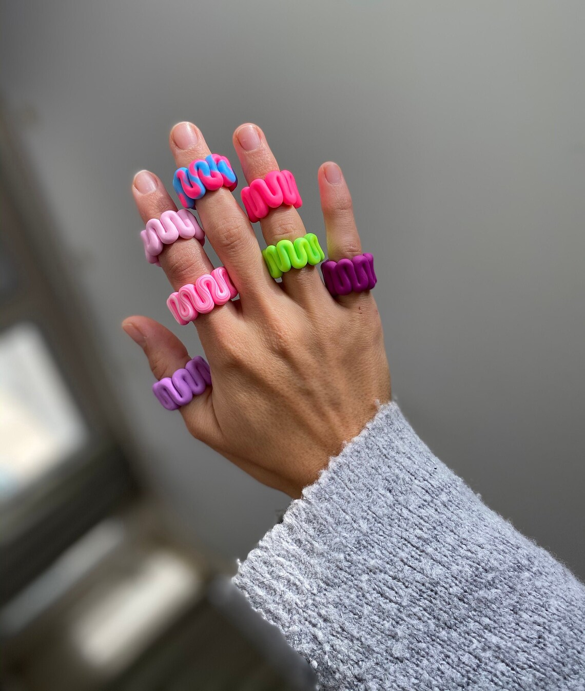 SERPENT Polymer Rings - Etsy Canada