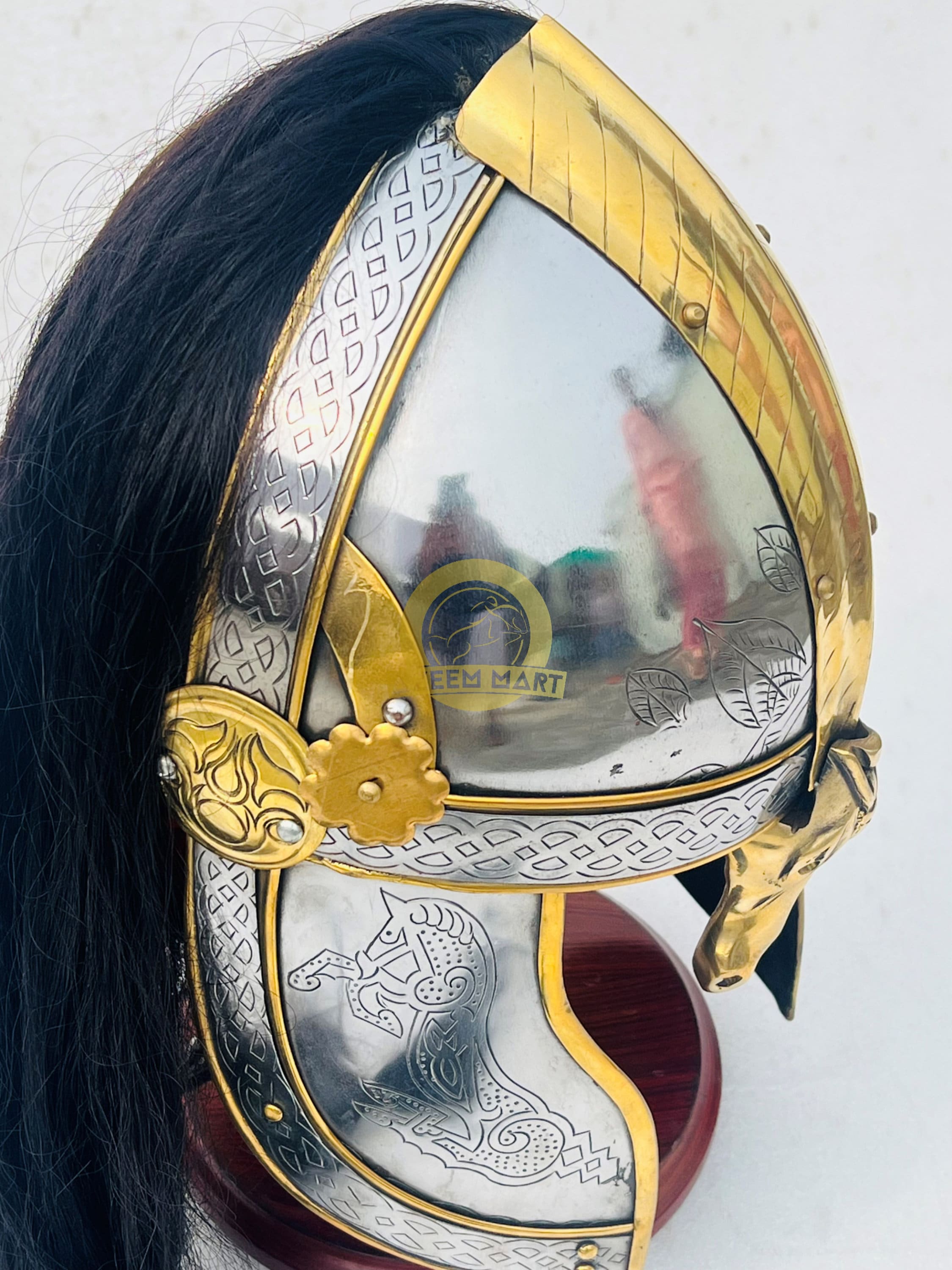 Riders of Rohan Helmet Lord of the Rings Helmet King Theoden - Etsy Canada