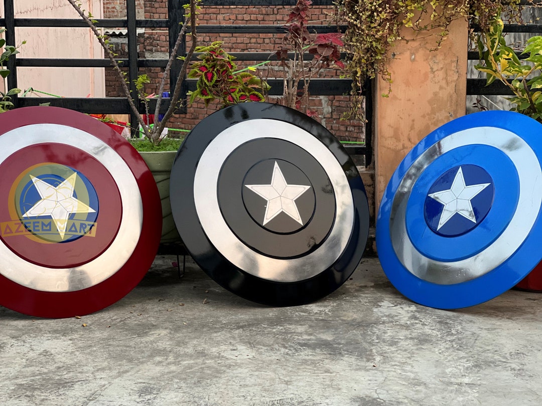 Marvel Legends Captain America Shield Metal Replica - Etsy Canada