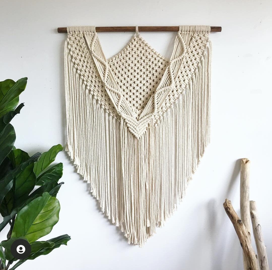 Large Macrame Wall Hanging Bedroom Backdrop Cotton Crochet | Etsy