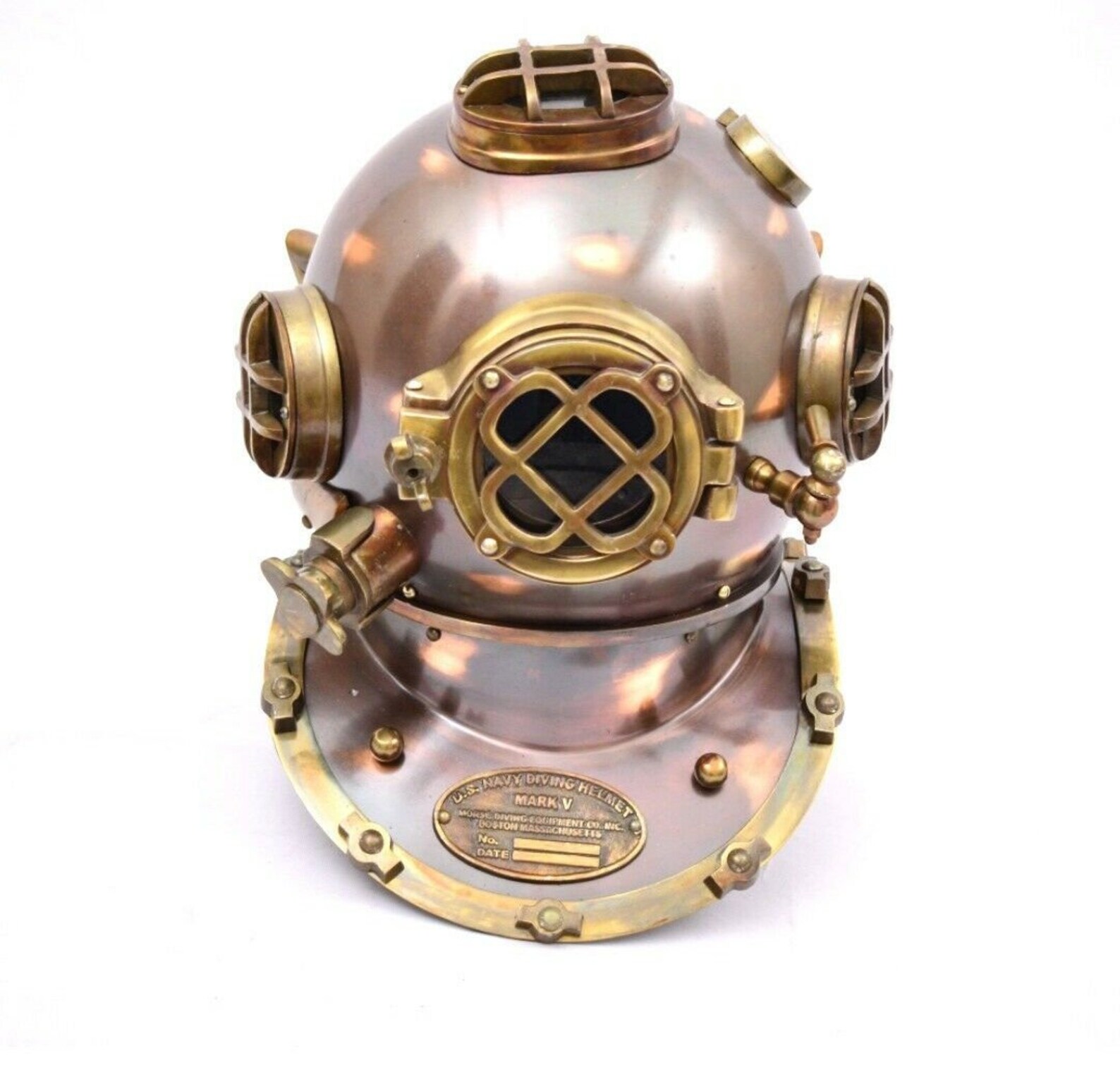 Us Navy Mark V Diving Helmet Nautical Divers Reproduction | Etsy