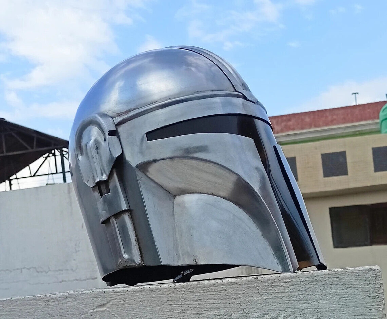 Star Wars the Mandalorian Helmet, Wearable Boba Fett Steel Helmet, the ...