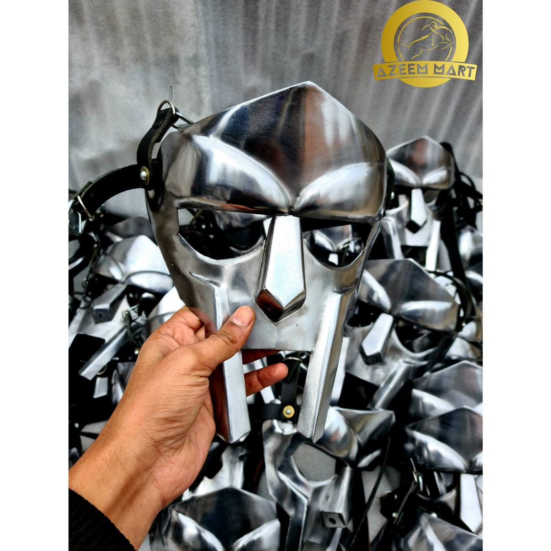 Lot of MF Doom Marvellian Rapper Gladiator Mask Wearable Cosplay ...