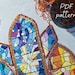 PDF Stained Glass Window Embroidery Pattern - Etsy