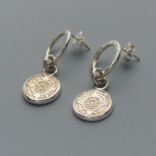 Aztec Hoop Earrings - Etsy