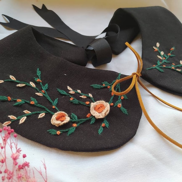 Embroidered Peter Pan Collar - Etsy