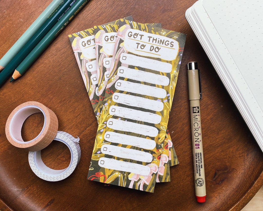 Forest Notepad To-do-list | 50 Tear off Sheets Notepad - Etsy