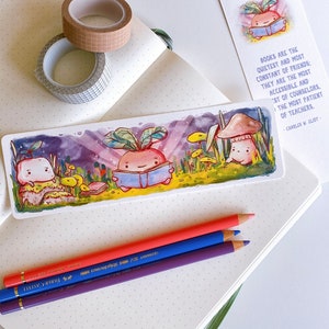 Bookmark Set of 3 Witch Bookmark Forest Friends Bookmark - Etsy