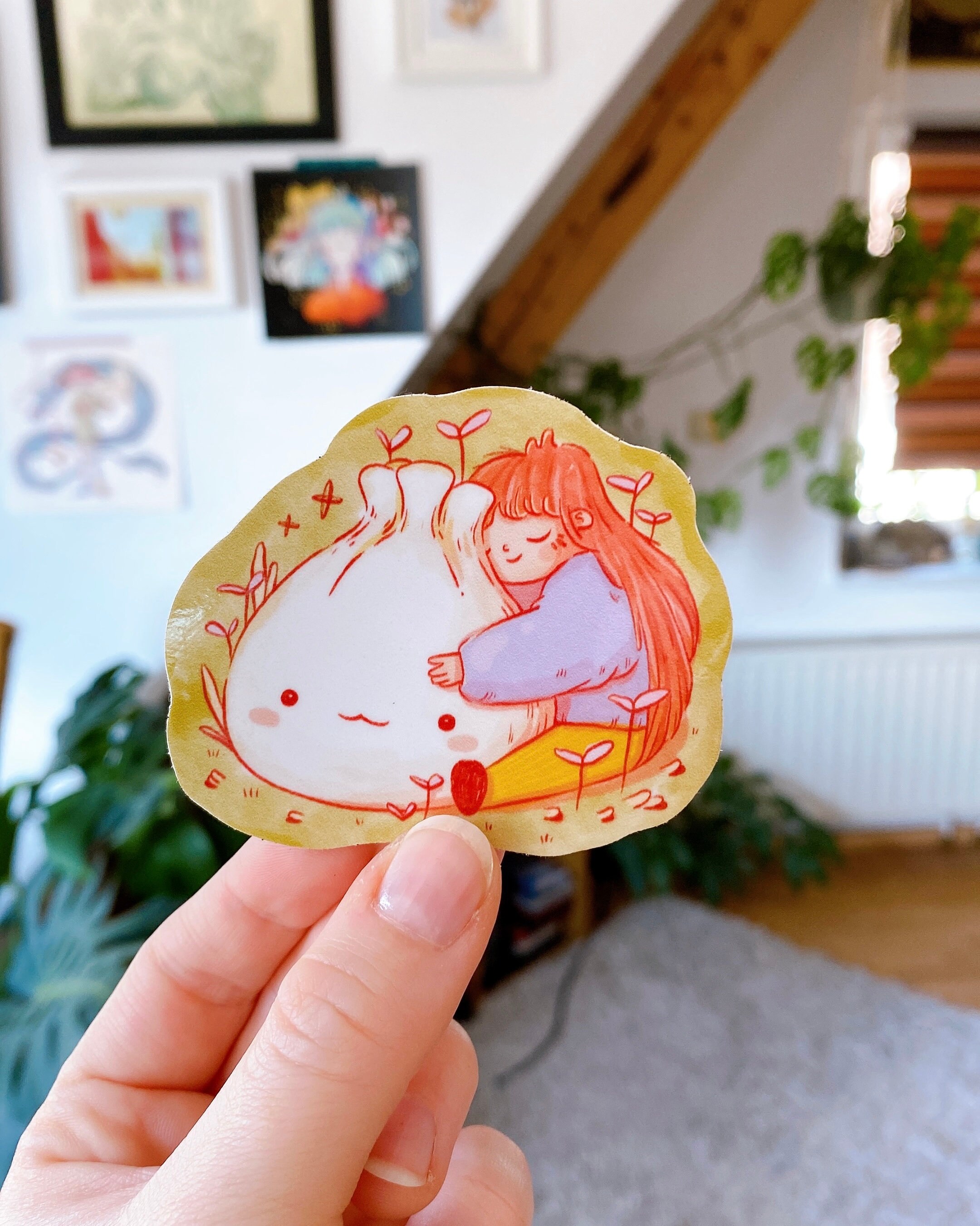 Baozi Love Sticker Glossy Vinyl Sticker Laptop Sticker - Etsy