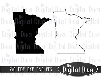 Minnesota State Svg | Etsy