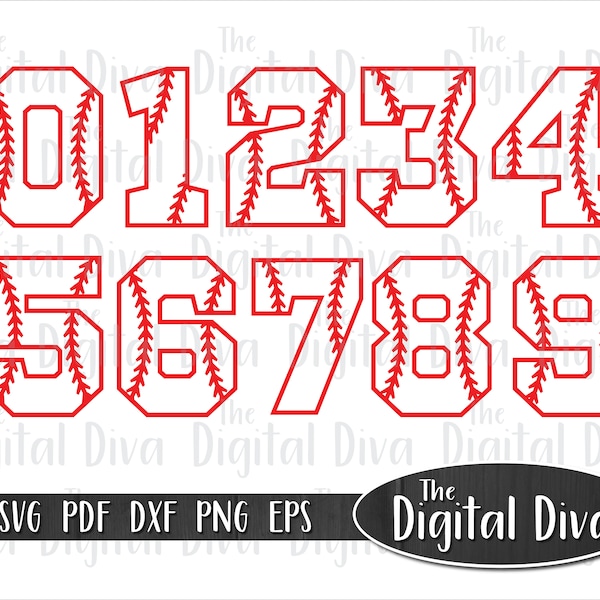 Baseball Number - Etsy