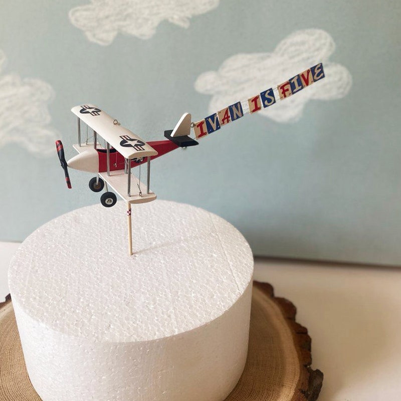 Airplane Cake Topper - Etsy