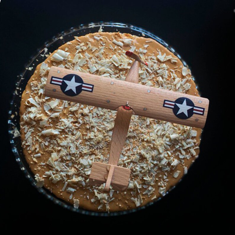 Airplane Cake Topper Birthday Pilot Aviator Time flies | Etsy