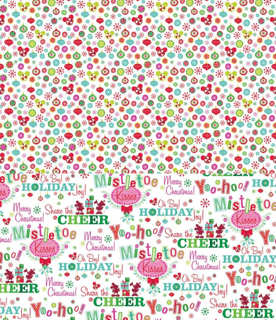 Mickey Mouse Christmas Paper Sampler - Etsy