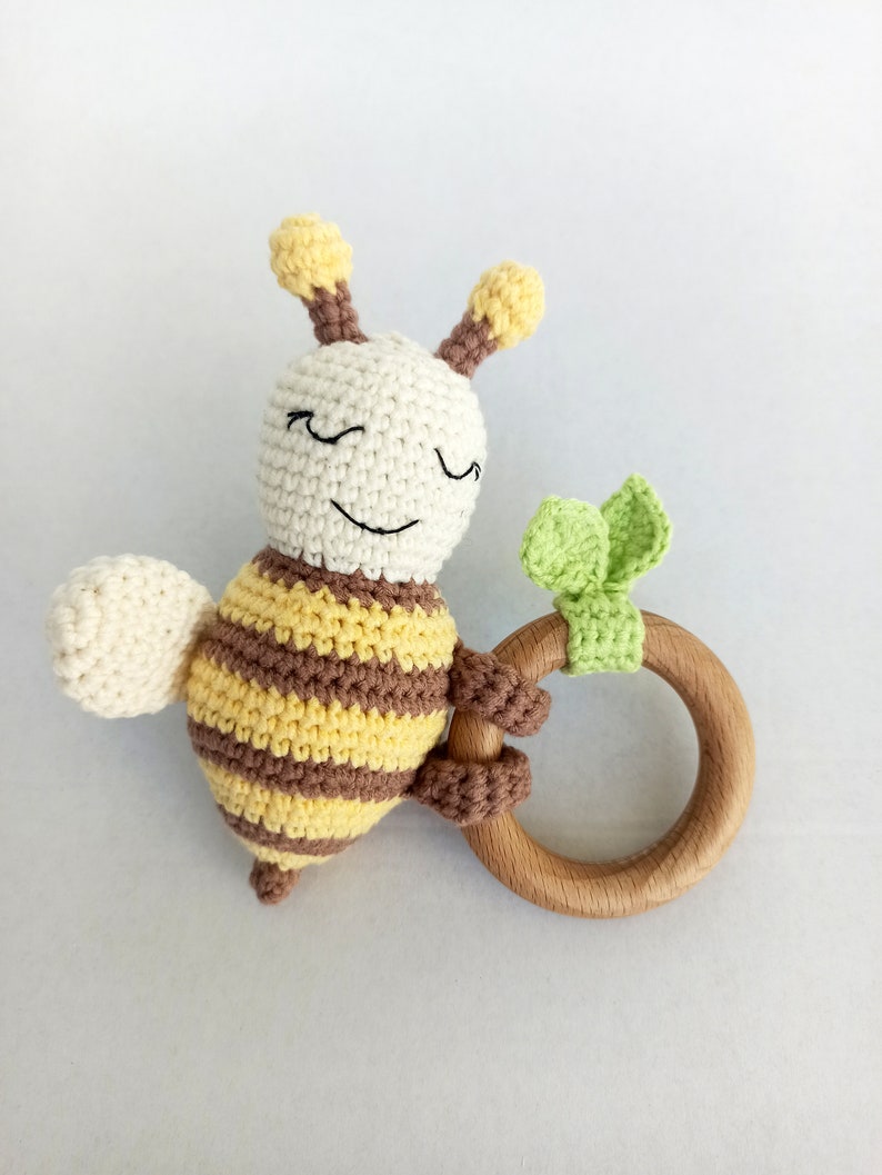 Crochet Pattern Bee Rattle Amigurumi Bee - Etsy