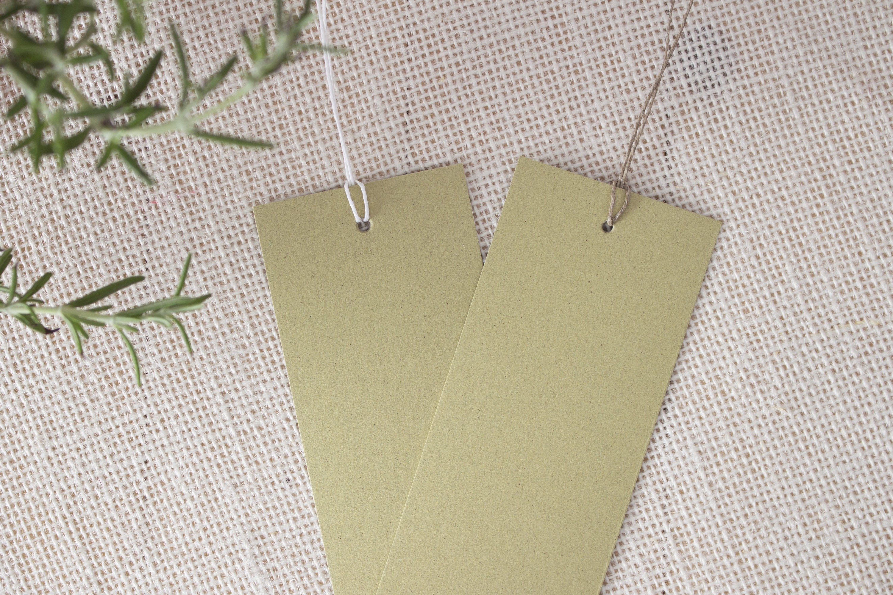 Rustic bookmarks made from olive paper Set of 15 blank eco | Etsy