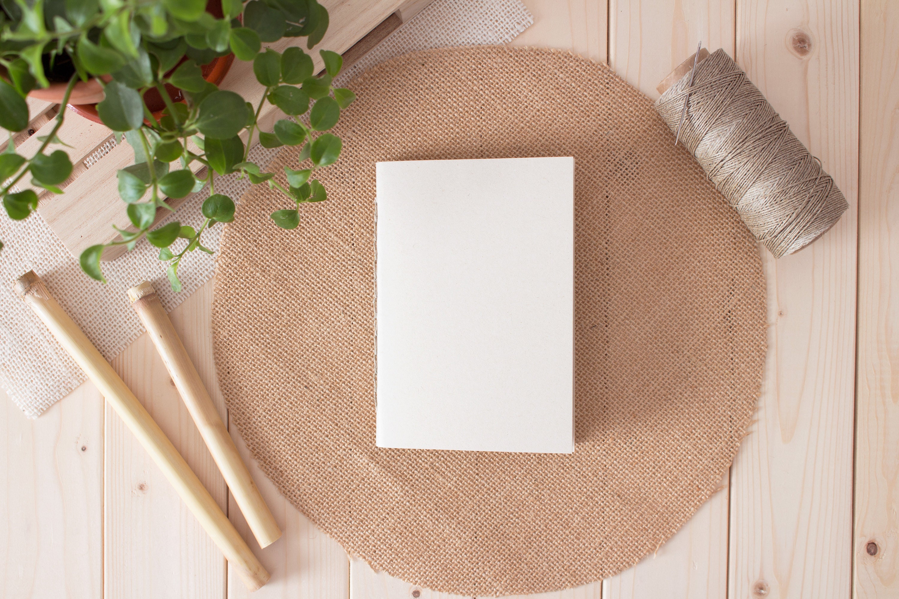 Rustic Mini Notebook Made From Sugarcane Paper Set of 2 - Etsy