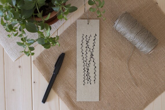Eco-friendly bookmark of grass paper environmentally friendly | Etsy