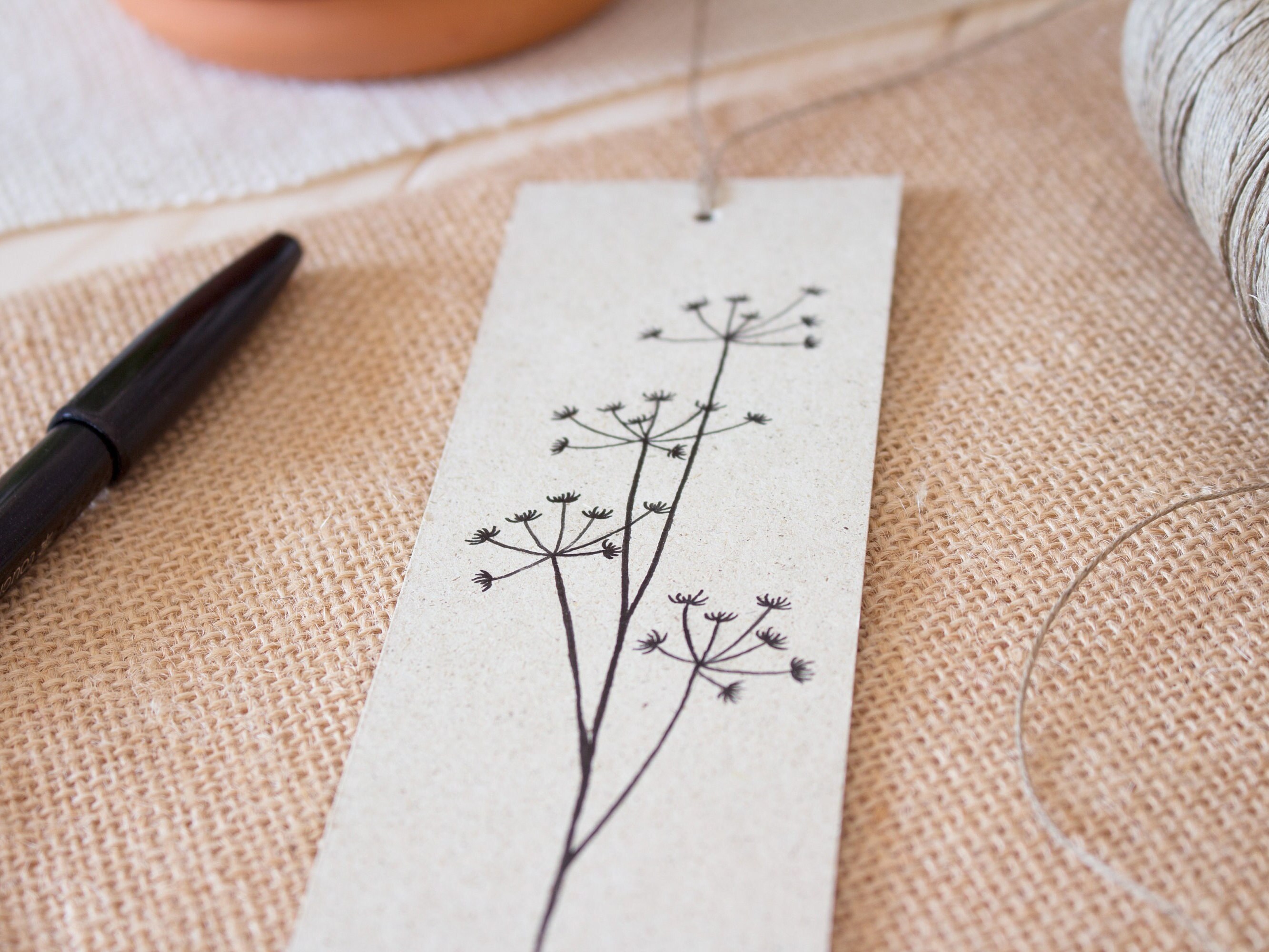 Eco-friendly Bookmark of Grass Paper Environmentally Friendly - Etsy