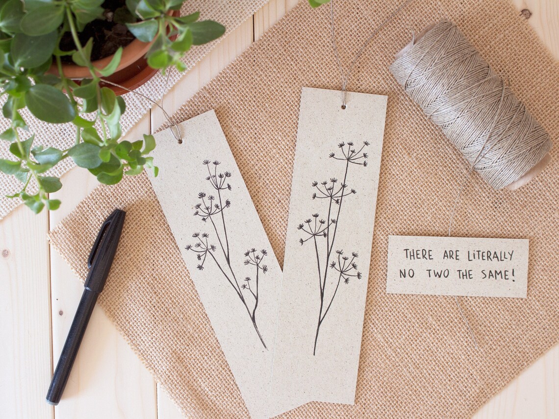 Eco-friendly Bookmark of Grass Paper Environmentally Friendly - Etsy