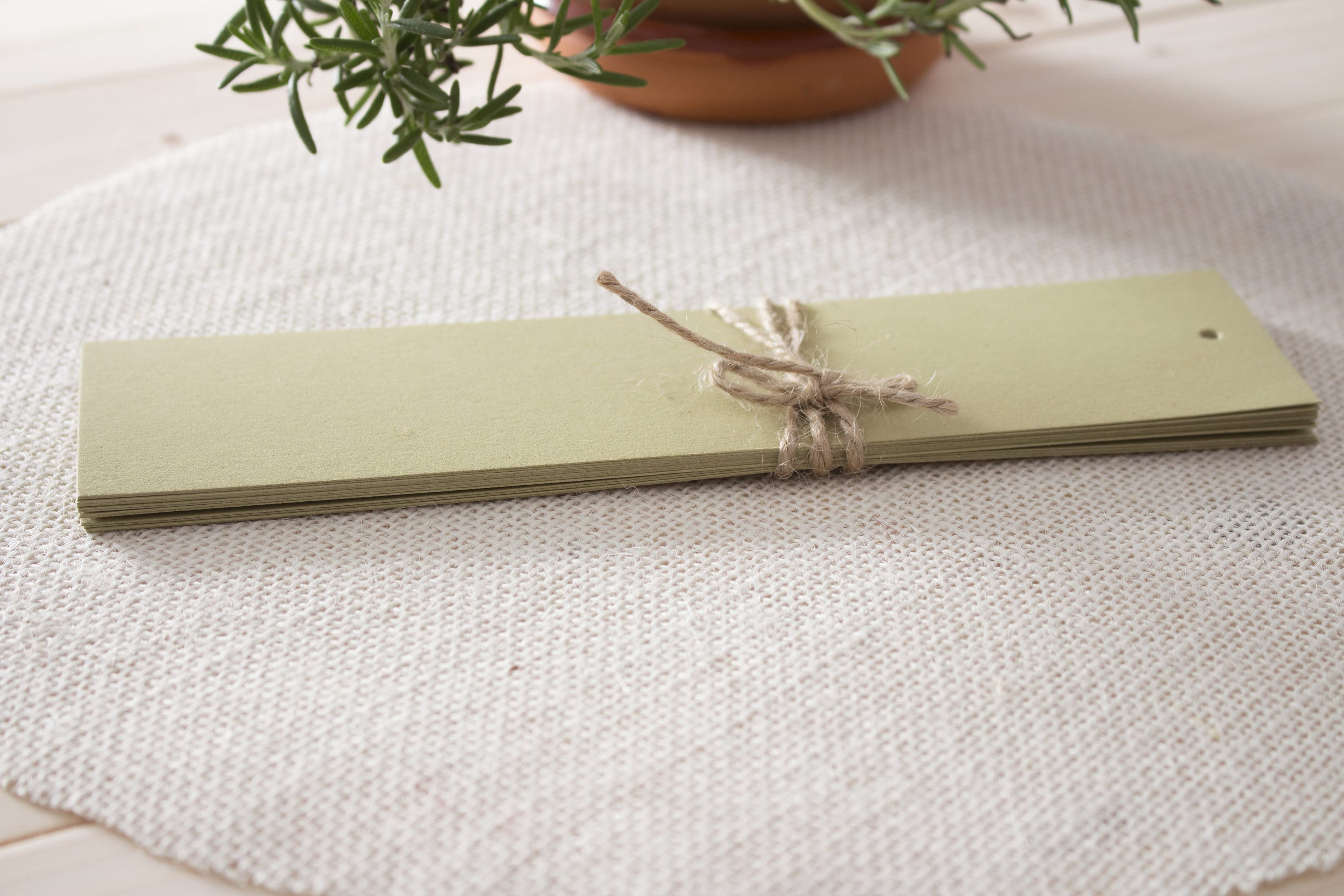 Rustic Bookmarks Made From Olive Paper Set of 15 Blank Eco - Etsy UK