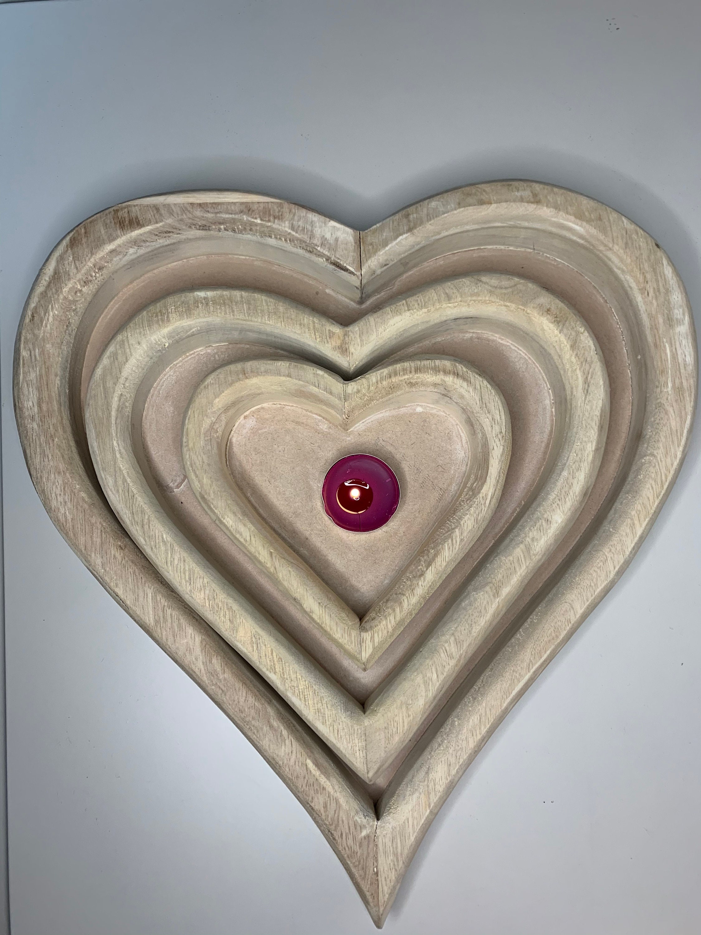 Wooden Heart Trays | Etsy